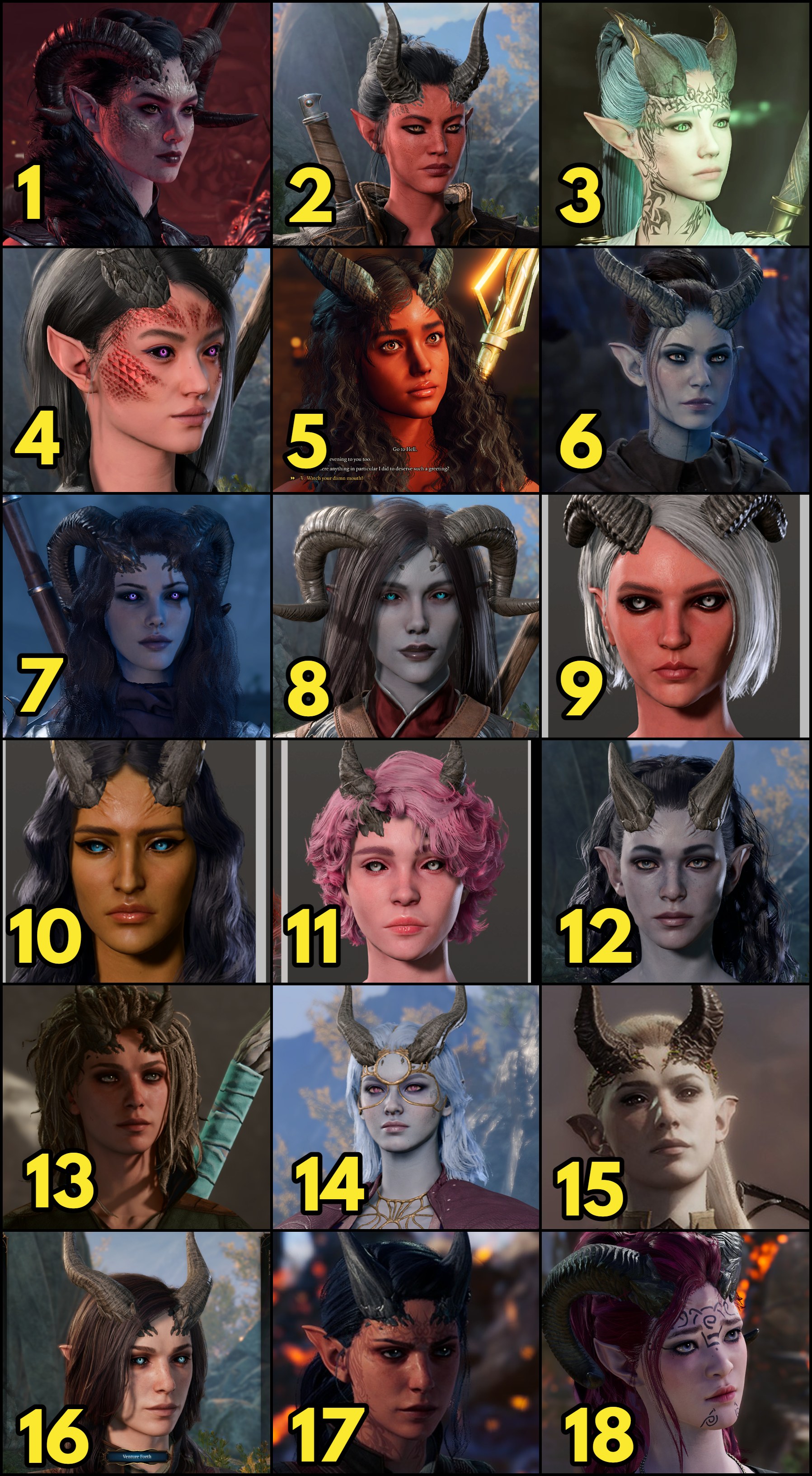 Choose the best Tiefling Girl (Part 2) - OppaiMan Store